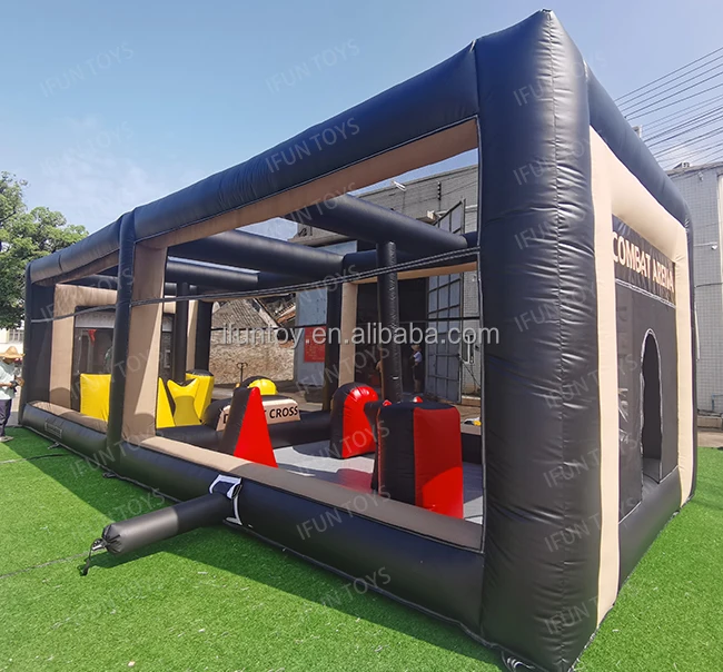 Outdoor Inflatable CS Paintball Field - Battle Zone Arena