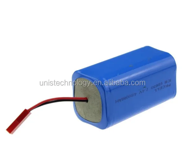 2P2S Rechargeable 18650 Lithium Battery Pack - 7.4V 4800mah