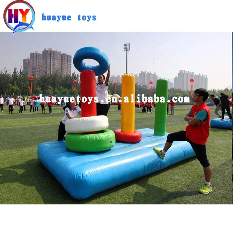Team Building Inflatable Tower of Hanoi Puzzle Game