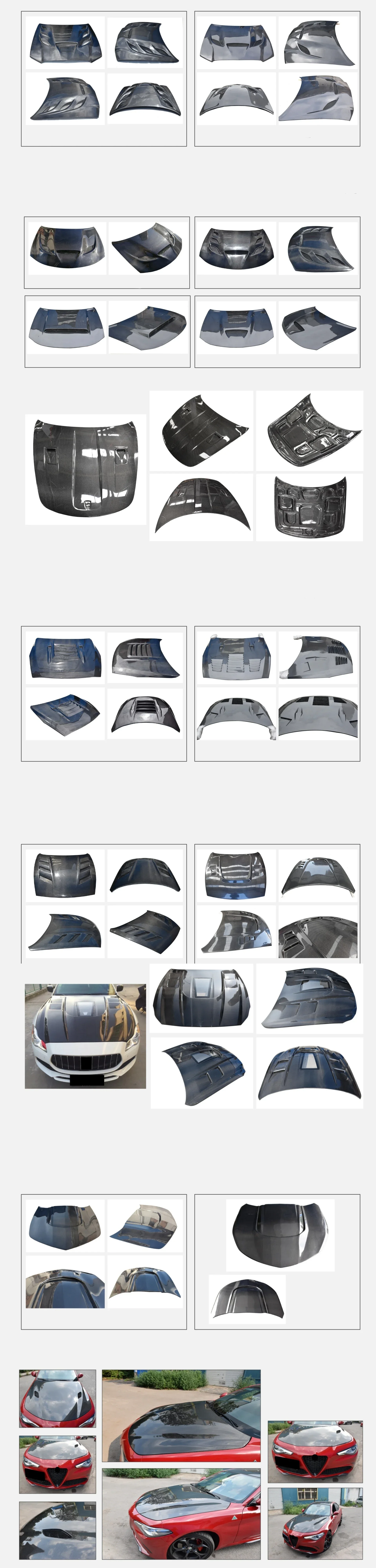 Carbon Fiber Hood Scoop Engine Cover For Audi A7 S7 Light Weight Car ...