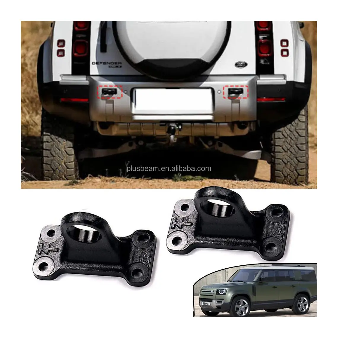 Hot Sale Rear Tow Hook Trailer Hook Ring Car Accessory Fit For Land ...