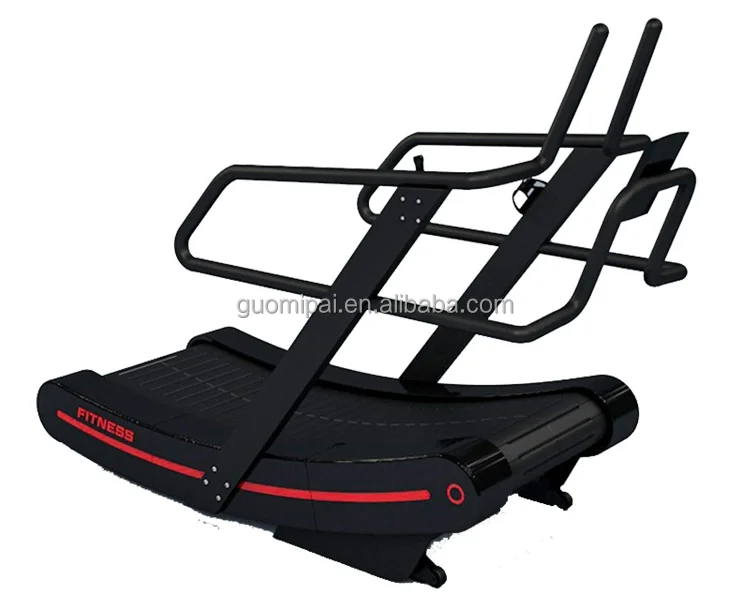 Factory Price Self-powered Mechanical Curved Treadmills Treadmill ...