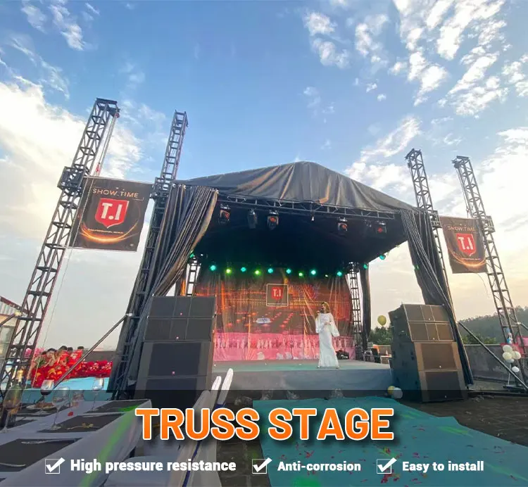 Aluminum Truss Stage Dual Truss Shelter Light Truss Column Made In ...
