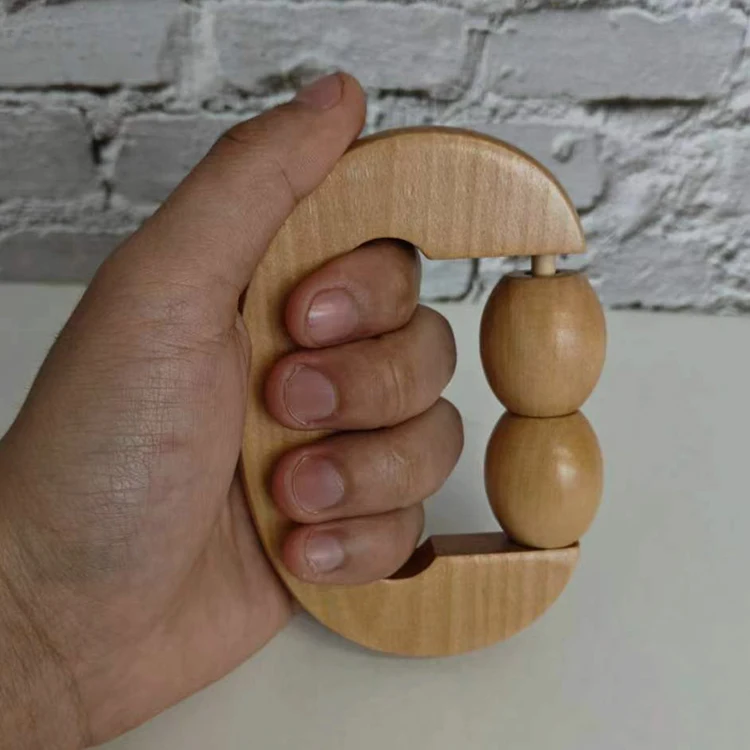 Multi-function Hand Held Wooden Roller Massager Whole Body Wood Therapy ...