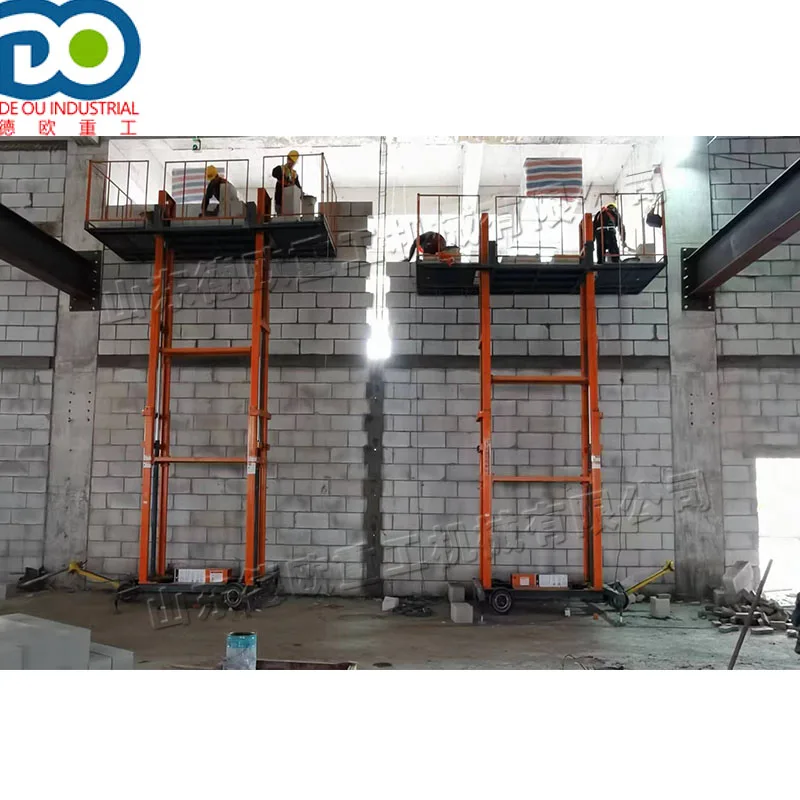 220v Mobile Scaffolding Electric Wall Construction Car Lifting Wall ...