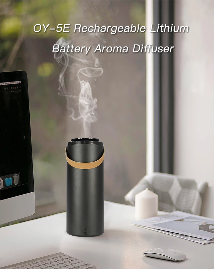 Bluetooth Waterless Diffusers For Essential Oils Nebulizing Diffuser With Rechargeable Battery