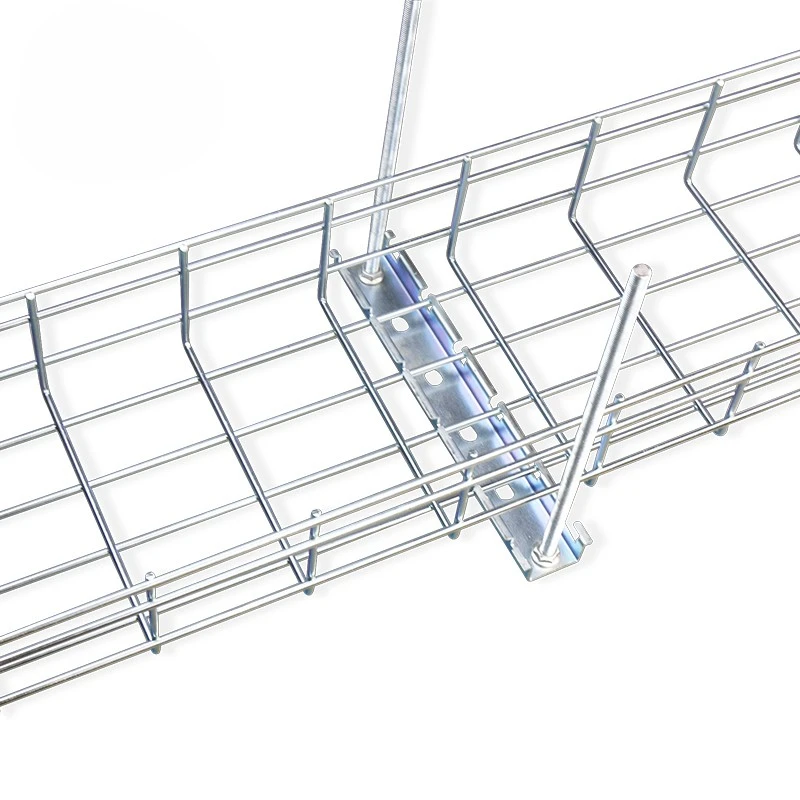 Galvanized Wire Mesh Cable Tray Zinc Plated Grid Cable Duct Zinc-coated ...