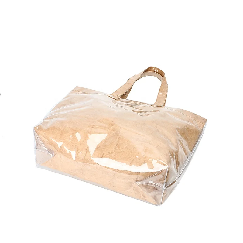 Eco-friendly Waterproof Soft PVC Tote Bag Fashion Washable Tyvek Paper ...