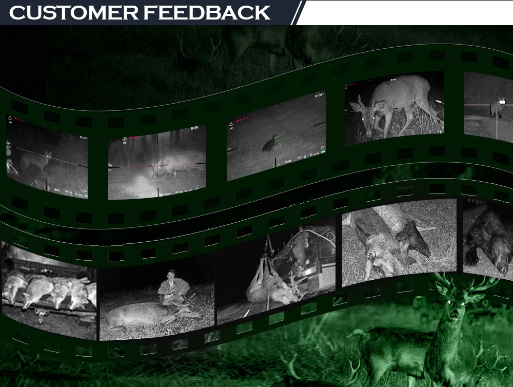 TRV Digital Night Vision Scope - 7-19X Zoom & IR Laser