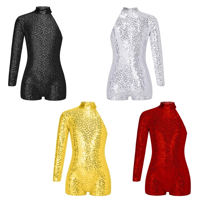 Shiny Sequin Jazz Dance Costumes - Professional Hip Hop