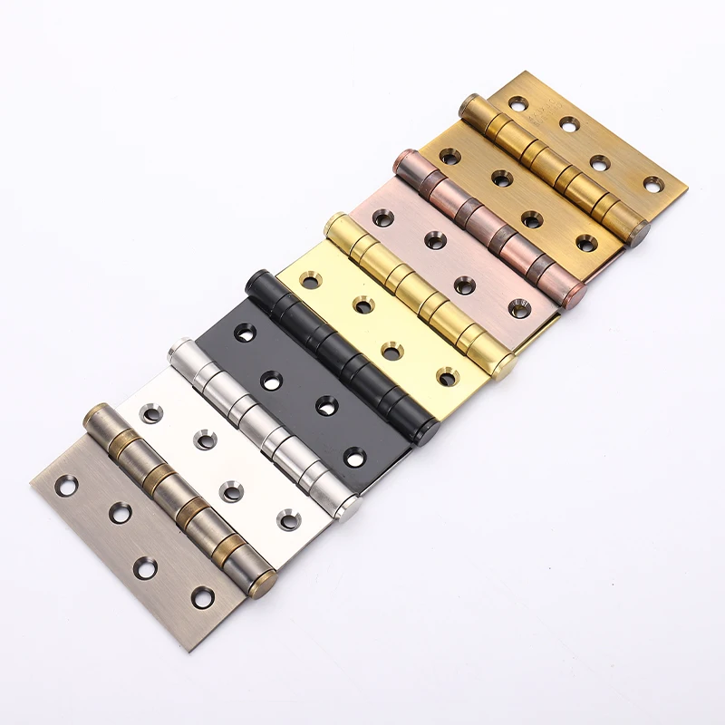 201 Stainless Steel Flush Door Hinges 5 Inches 2.7mm Bisgras Brass ...