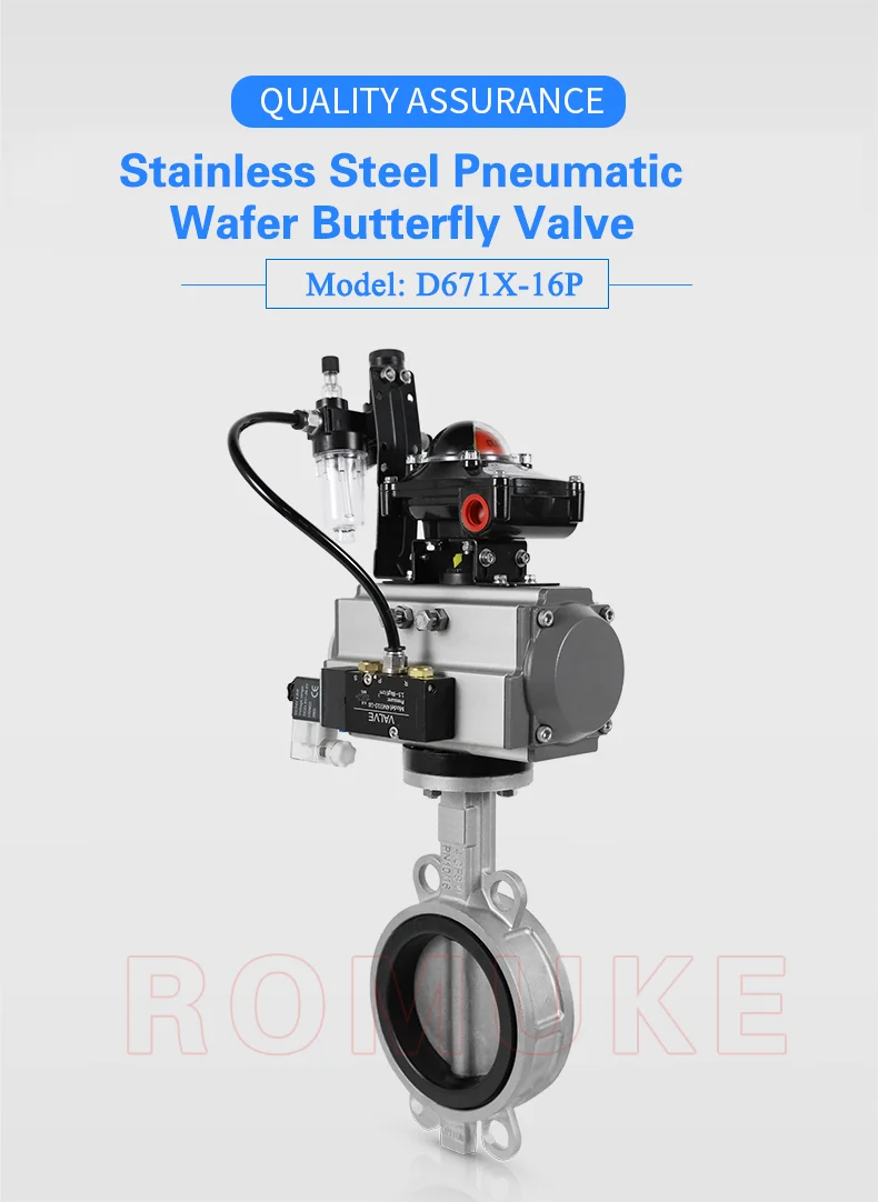 D671x-16p气动蝶阀气动不锈钢304 316片式软密封蝶阀dn50100150200 - Buy 高性能水dk Keystone Demco钻石品质jis Bfv Ebro大api ...
