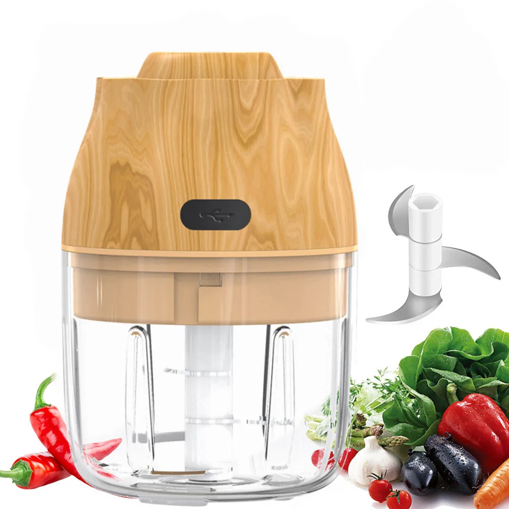 Multifunctional 250ml Usb Mini Electric Onion Garlic Vegetable Meat ...