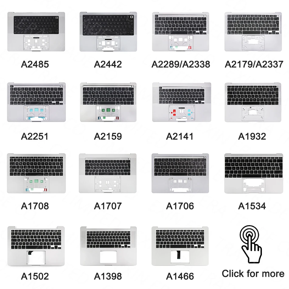 Genuine A1708 Topcase Grey Silver For Macbook Pro Retina 13.3" Palmrest ...