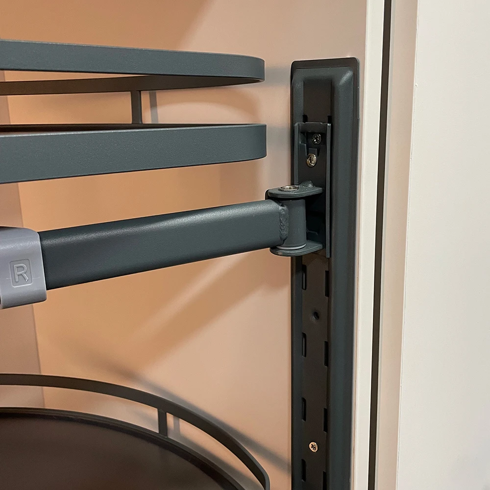 Maximize Kitchen Space with Swing Tray & Blind Corner Pull Out