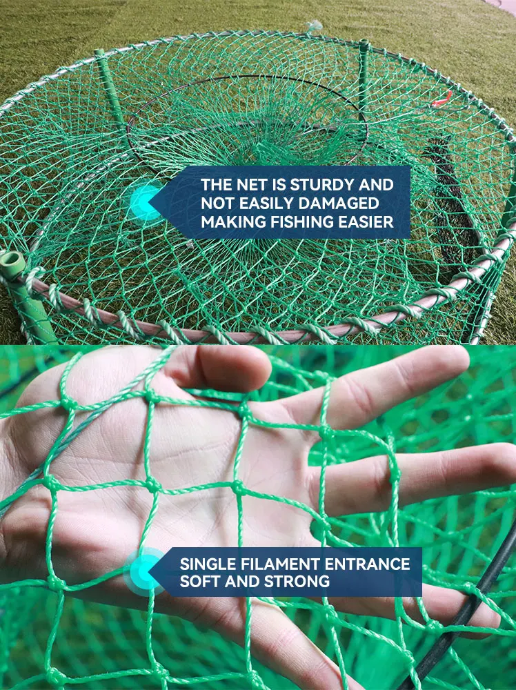 Aquaculture Traps Fish Crab Lobster Shrimp Traps Folding Fishing Cage ...