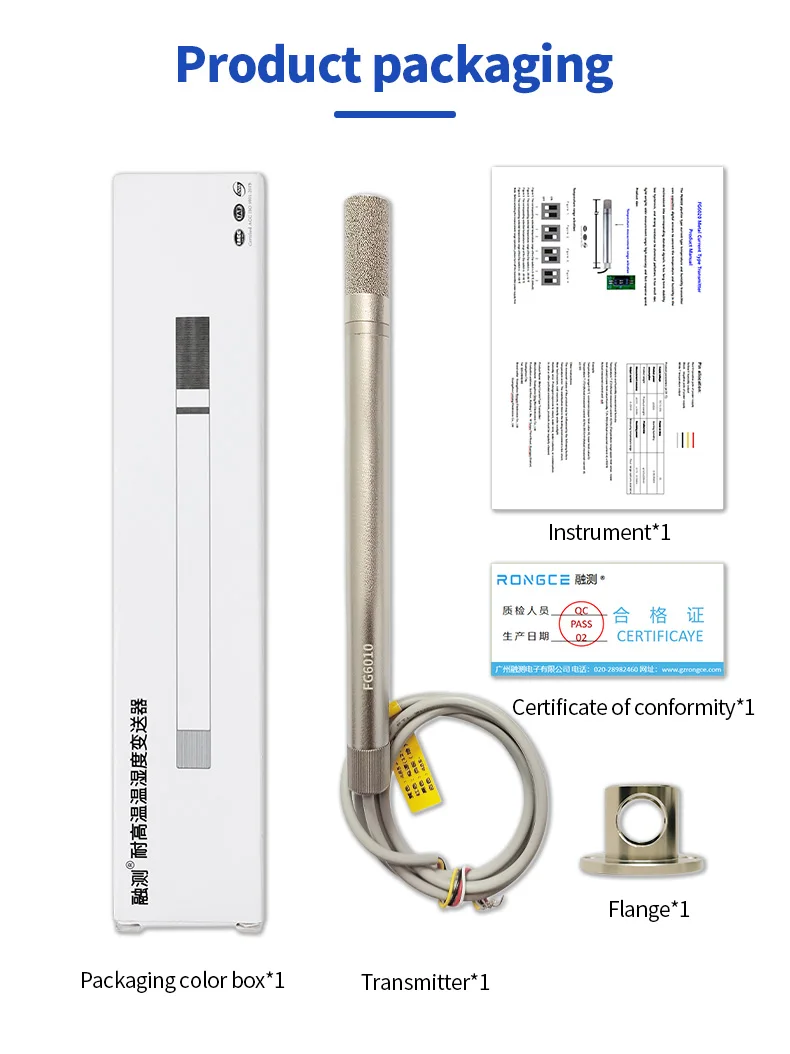 Temperature And Humidity Sensor High-precision Metal High-temperature ...