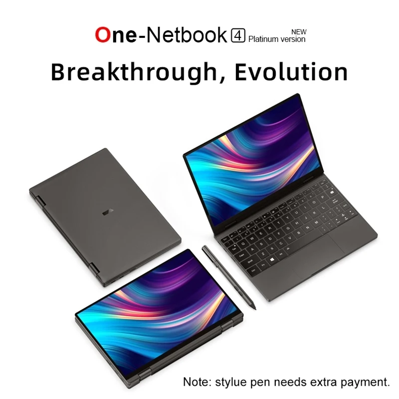 One-netbook Onemix 4 Platinum Edition Laptop 2023 Top Win10 Home 10.1 ...