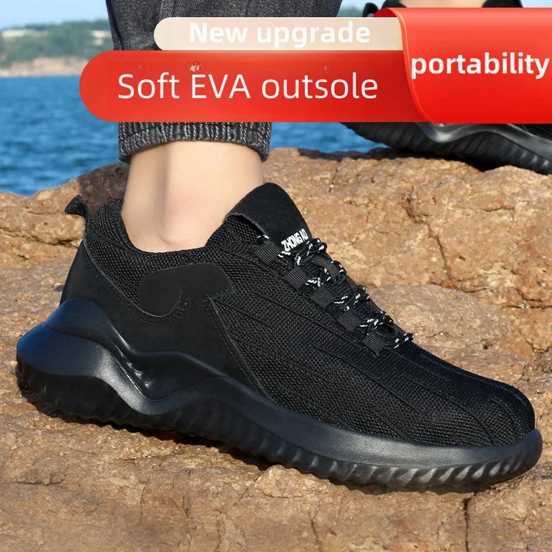 Custom Logo Industrial Light Weight Safety Shoes With Steel Toe And ...