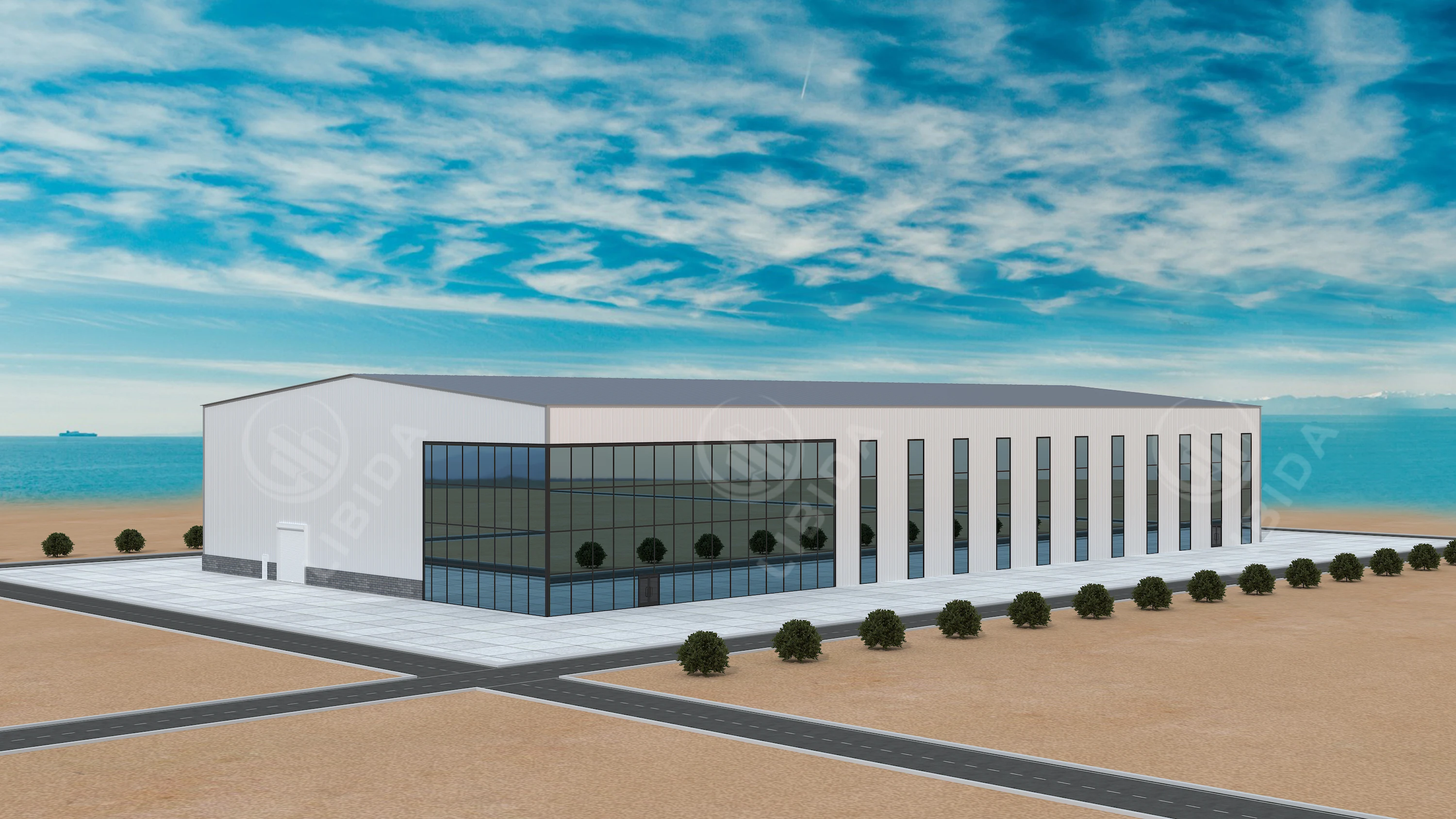 Multi-storey Engineering Steel Structural Apartments Office Building ...