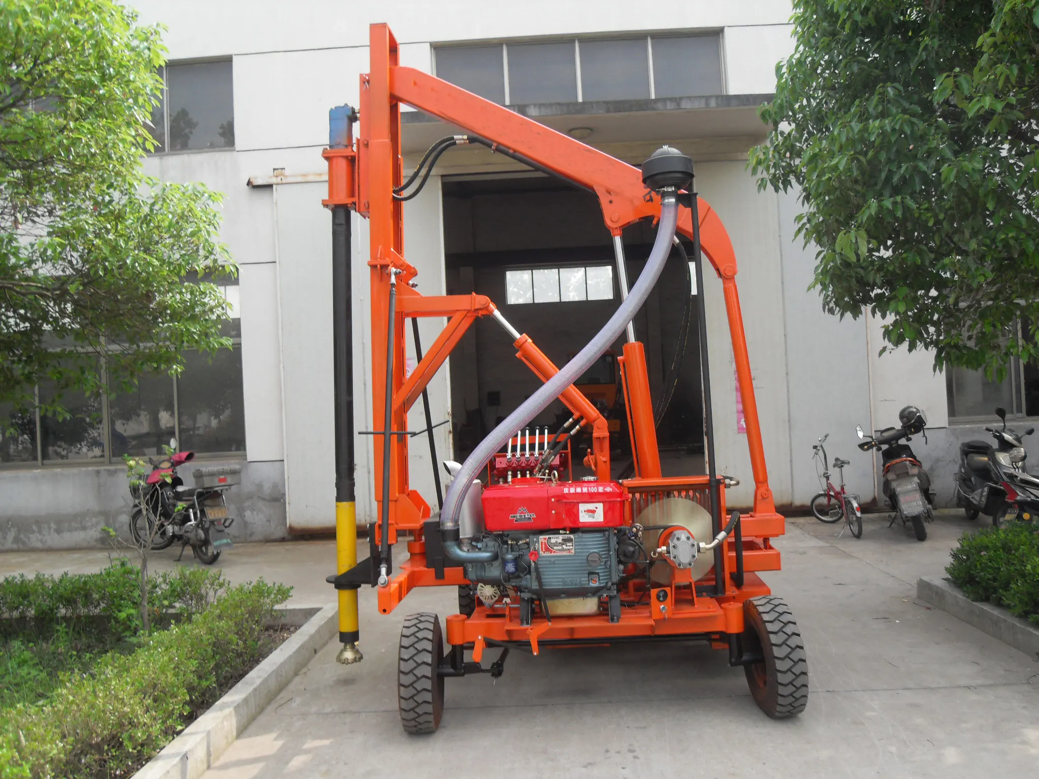 Soil Test Boring Piling Rig 20m Deep 1400mm Diameter Hole Drilling Pile ...