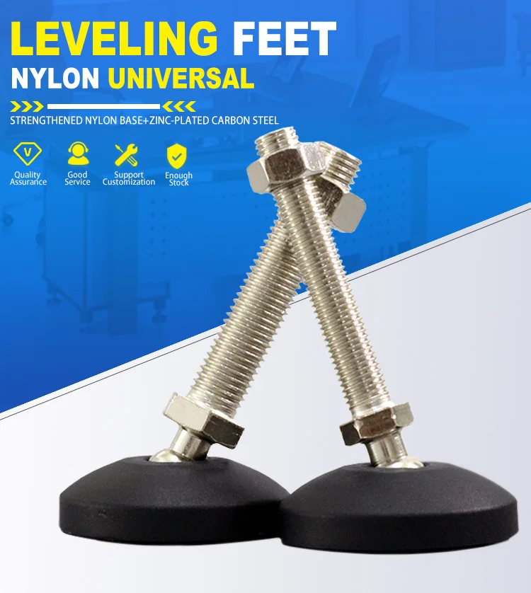 Durable Nylon Universal Adjustable Legs for Furniture
