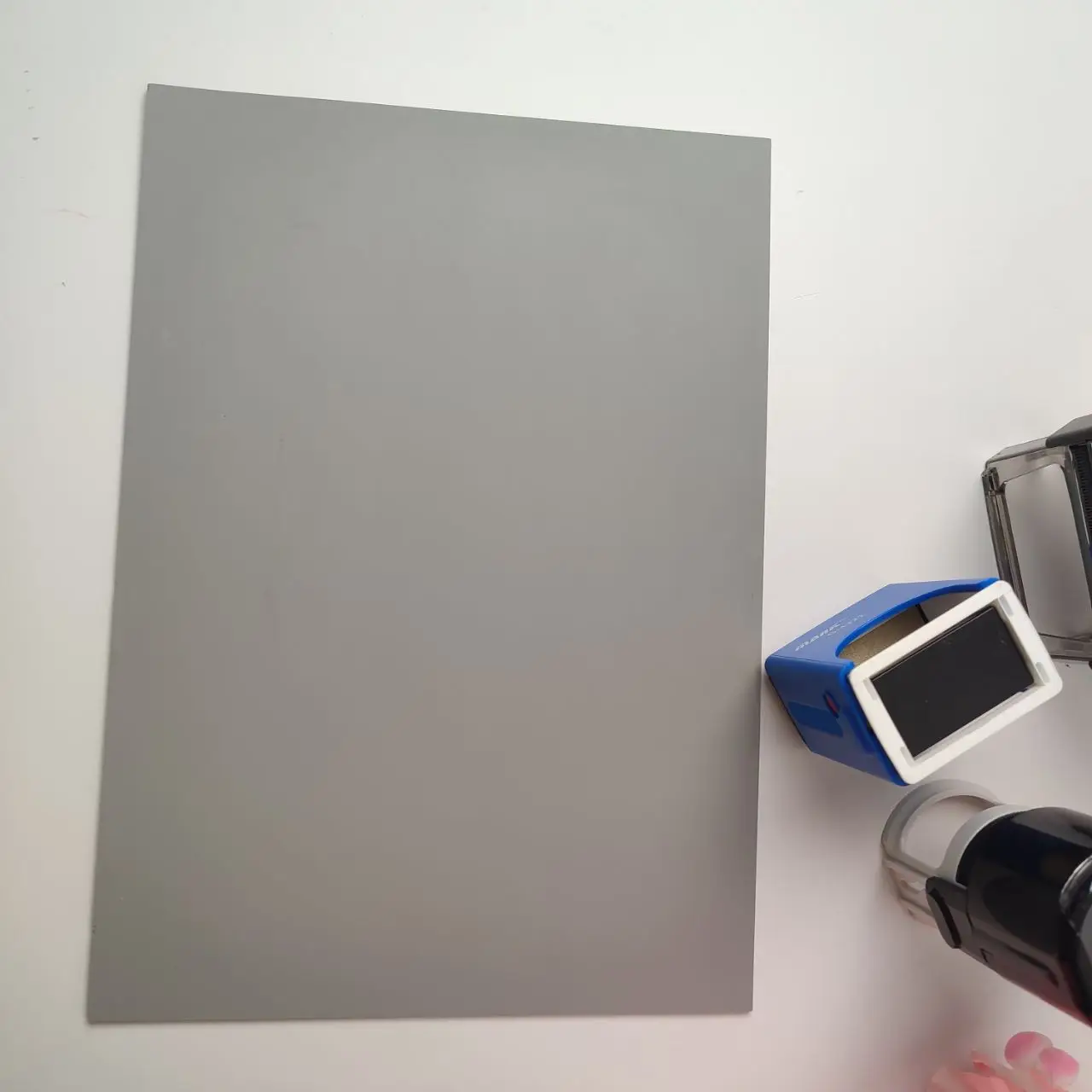 Self Inking Red Grey A4 Size 2.3mm Laser Stamp Rubber Sheet