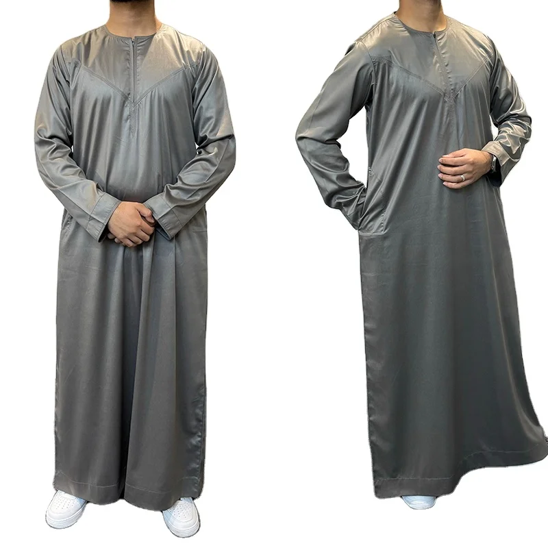 New Design thobe men muslim robe saudi islamic thobe muslim jubba arabic abaya dubai thobes for ...