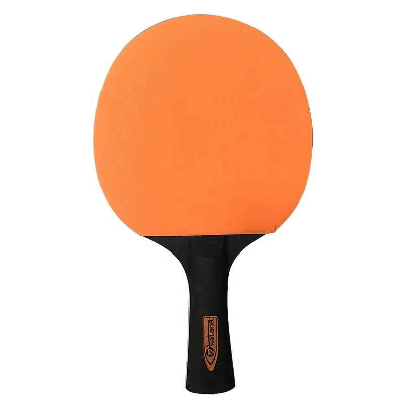 High Quality Customized Rubber Colorful Wooden Pingpong Bat For Table ...