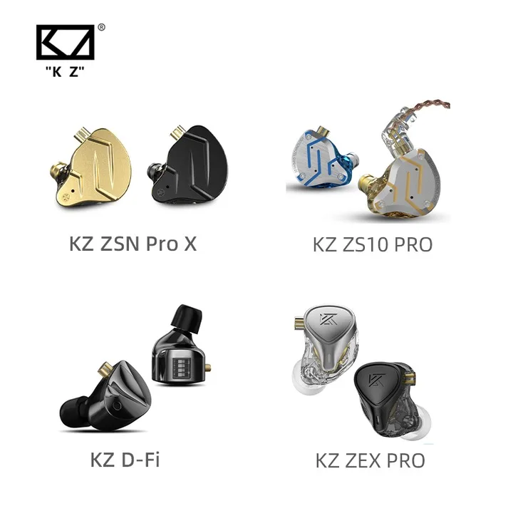 Wired Earphones In-ear Headset Noise Cancelling QKZ Headset KZ ZST ...