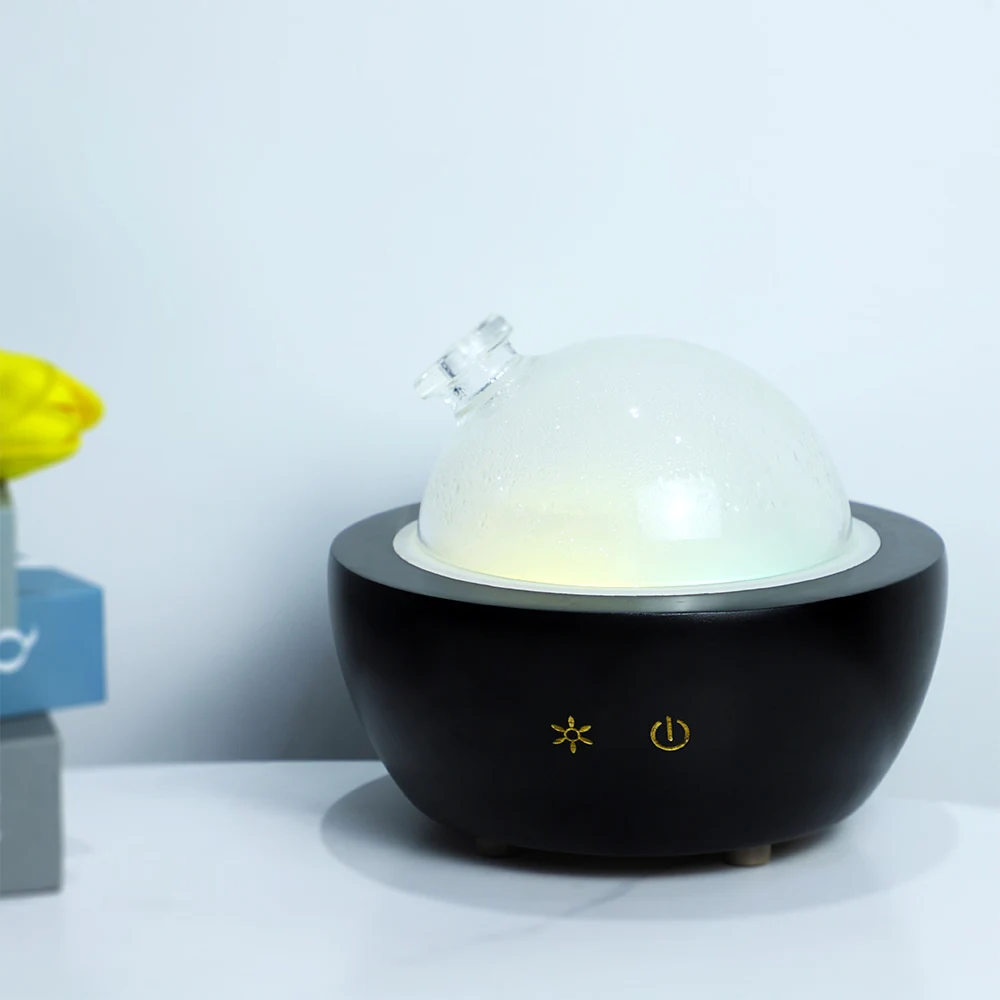 2023 Aromatherapy Oil Diffuser Concrete Luxury Crystal Humidifier ...