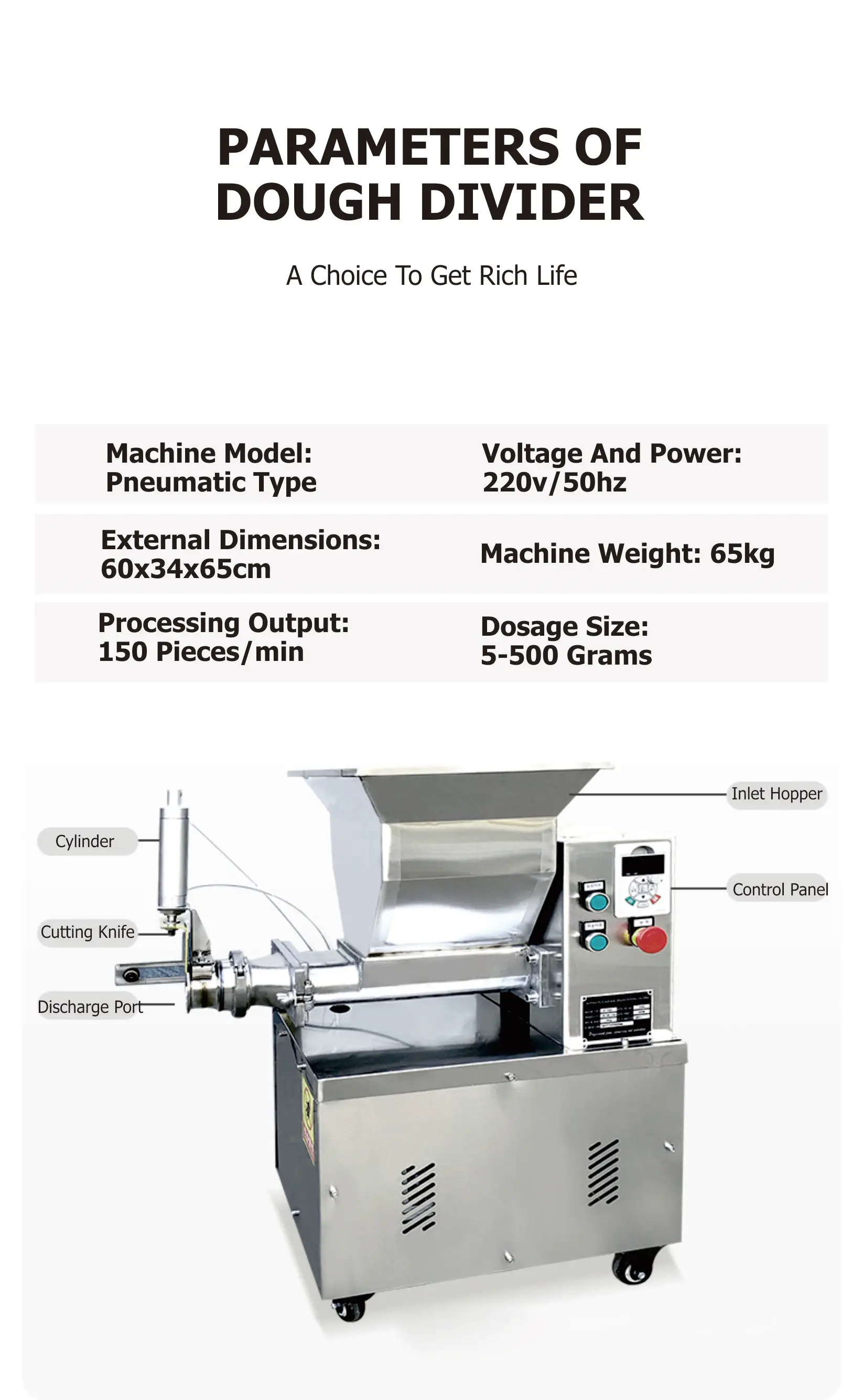 Small Automatic Dough Cutter - Efficient Dough Division