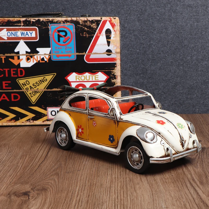 Antique Diecast Cars - Vintage Model Metal Toy Car Collection