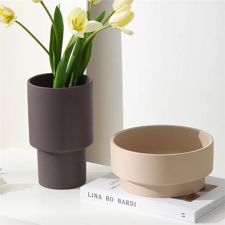 Minimalist Modern Luxury House Decorative Cement Matte Solid Color ...