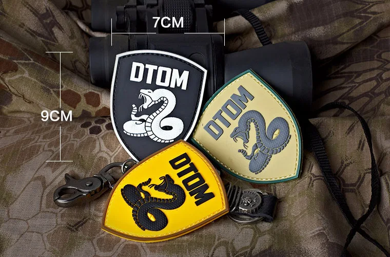 Wholesale Skull Frog Sidewinder Tactical Patches 3d Pvc Rubber Morale ...