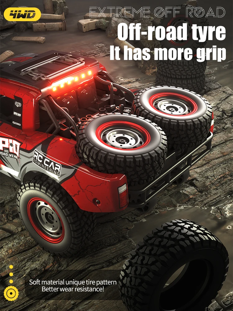 JJRC Q130 Electric 4WD Rock Crawler RC Car - High Speed & Fun