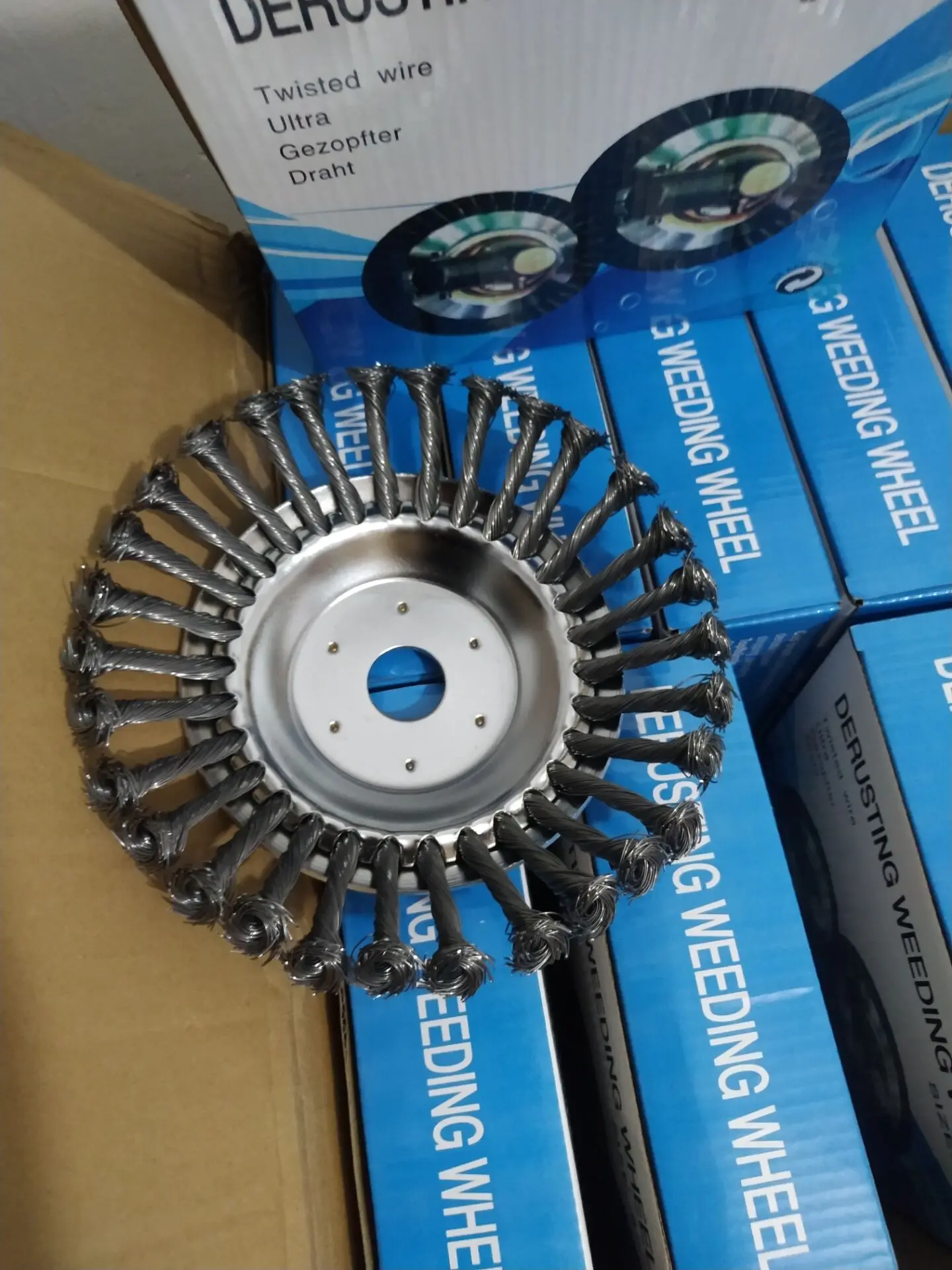 Brush Trimmer Head,Weeder,Steel Wire Wheel Brush Grass Trimmer Head For ...