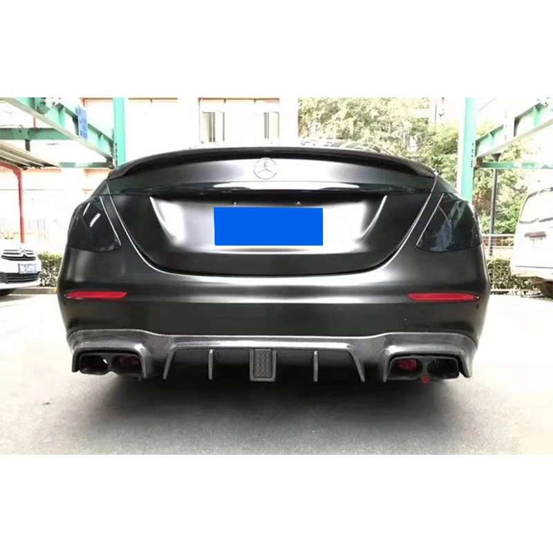 W213 Brabus Style Rear Diffuser Car Exterior Accessories Rear Bumper ...