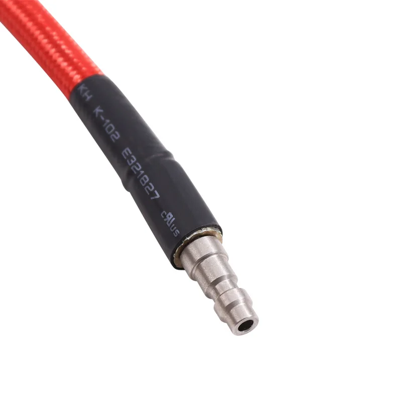 Hpat New Red 40''hpa Slp Flex Air Hose Large Bore Line With Quick ...