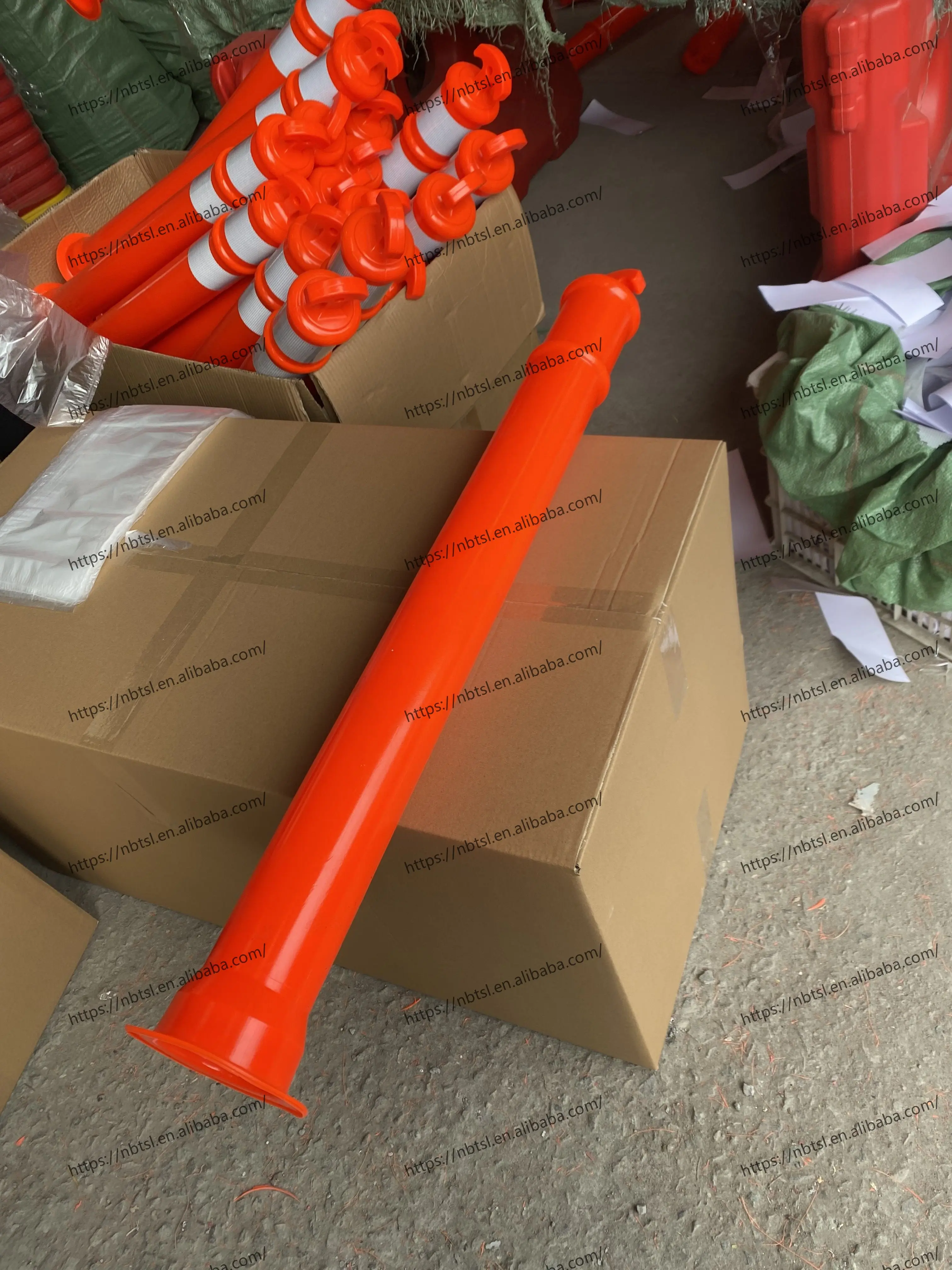 Flexible Warning Post Road Bollard Reflective Delineator Post Road ...