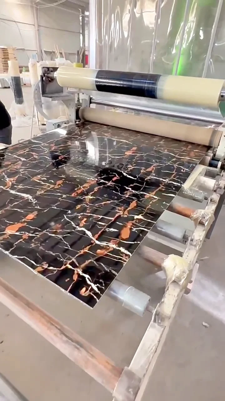 High-gloss Oil-pressed Slate Uv Pvc Board Moisture-proof,Anti-static ...