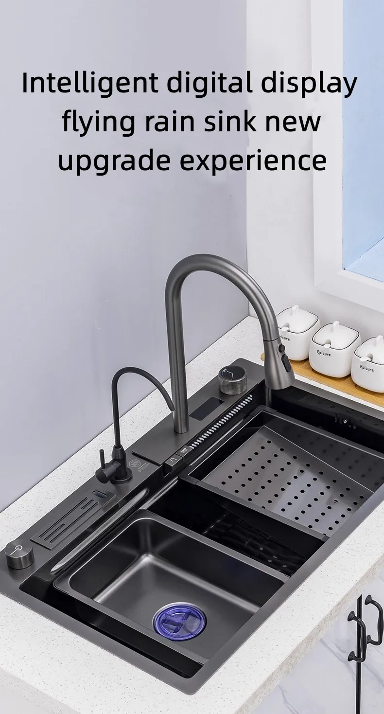 Multifunctional Countertop Led Temperature Display Piano Key Nanometer ...