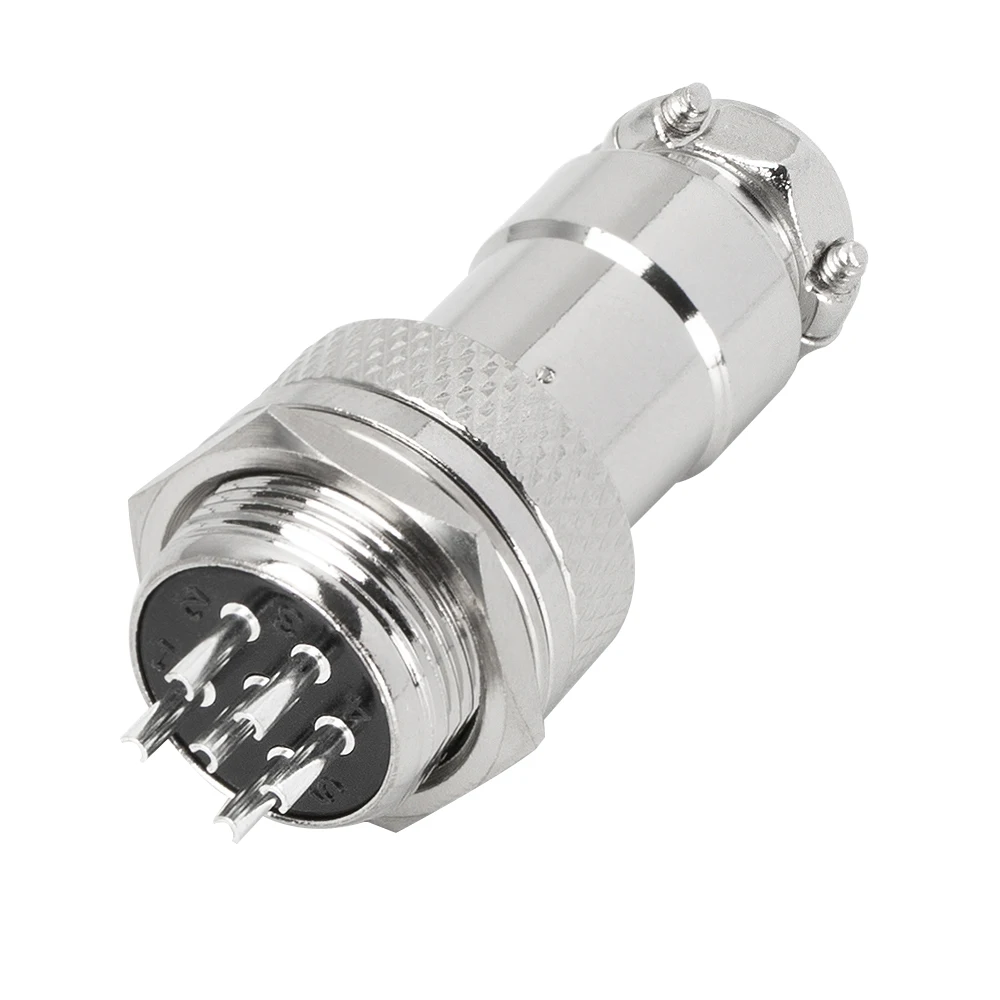 8pin Circular Aviation Plug Socket Round Connector Female Male Circular ...