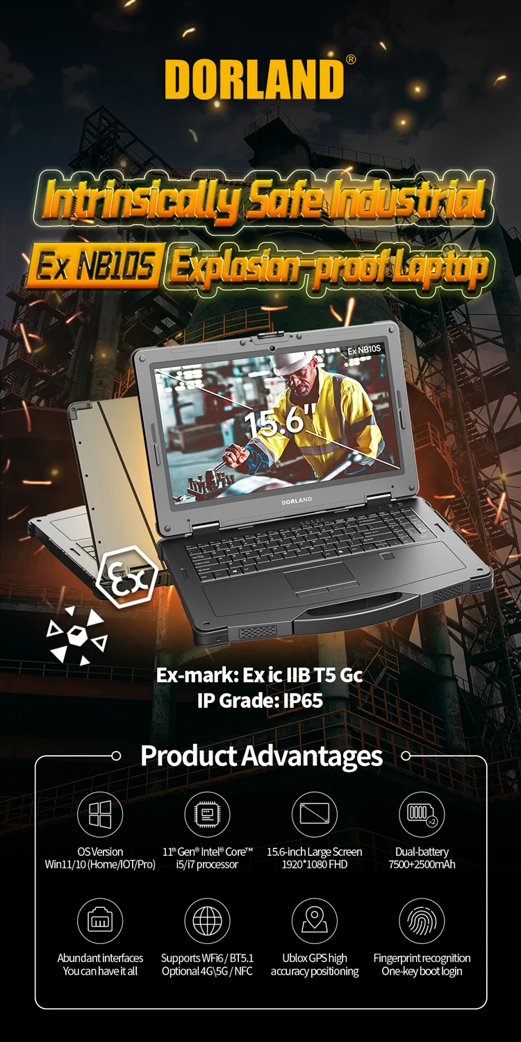 Hot Selling - Industrial Laptop Ex NB10S 15.6 INCH Industrial ...