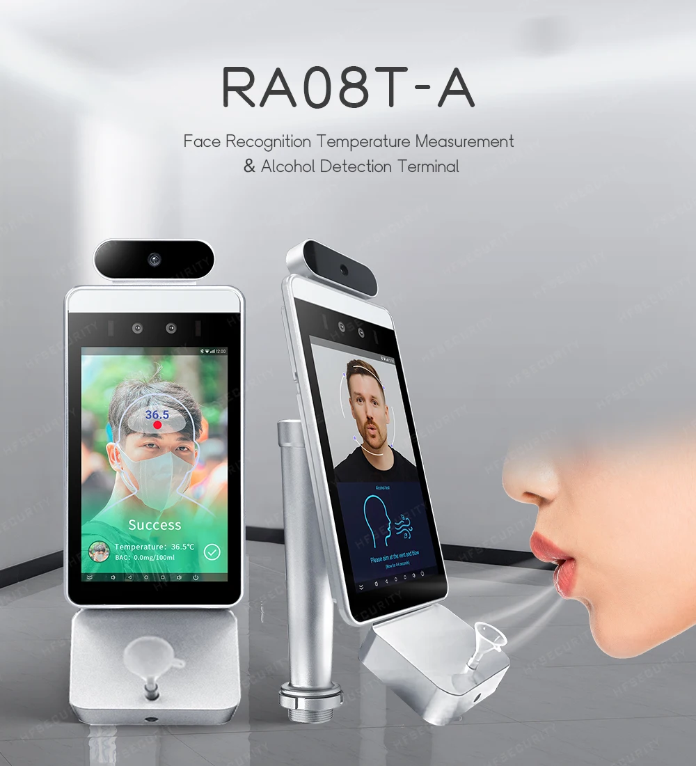 Hfsecurity Ra08t-a Qr Code Scan Alcohol Tester Price Android 9 Facial ...
