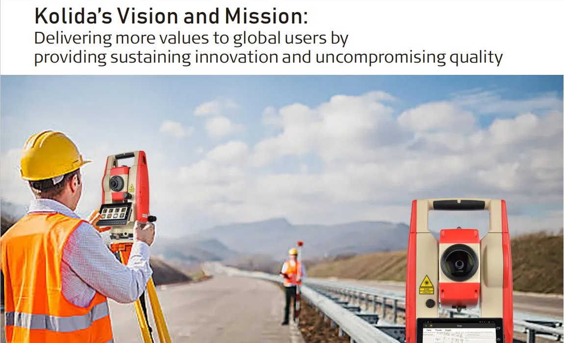 Measuring And Surveying Instrument Total Station Kolida Kts-552 With ...