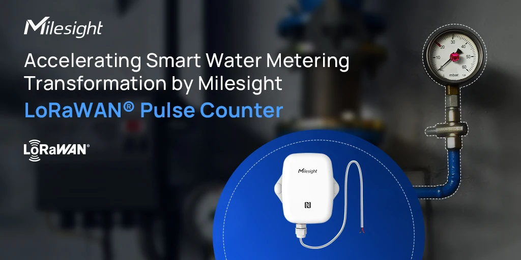 Milesight EM300-DI LoRaWAN Pulse Counter for Smart Metering & Remote ...