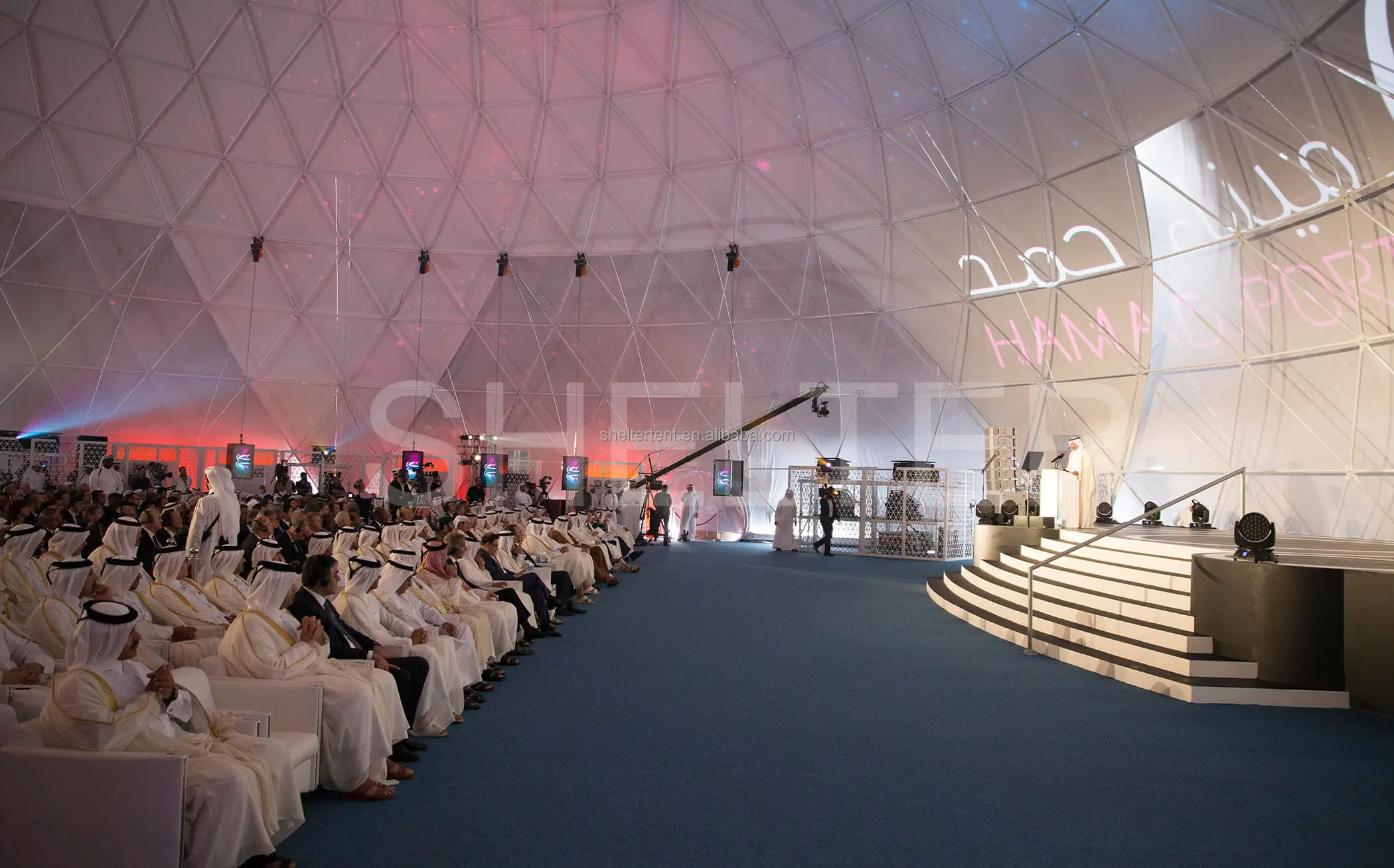 Soundproof Party Geodesic Dome - 360 Degree Event Screen