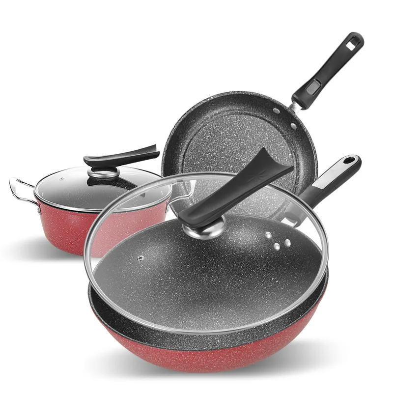 Kitchen Luxury Fast Heat Conduction Good Cleaning Non Stick Cooking Pot ...