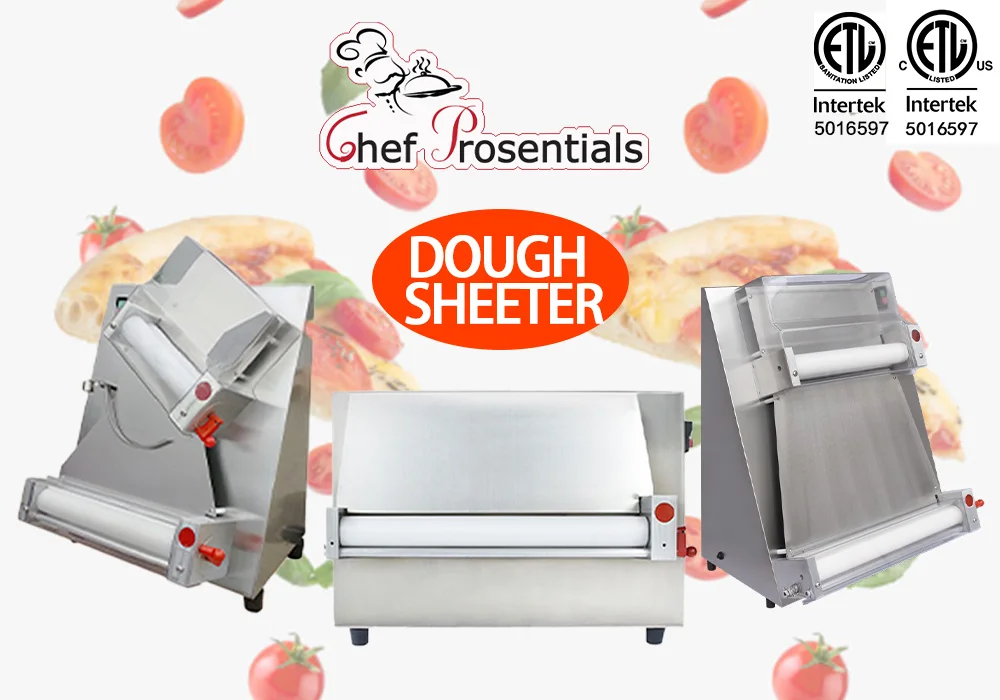 Chef Prosentials Pizza Croissant Pastry Dough Sheeter